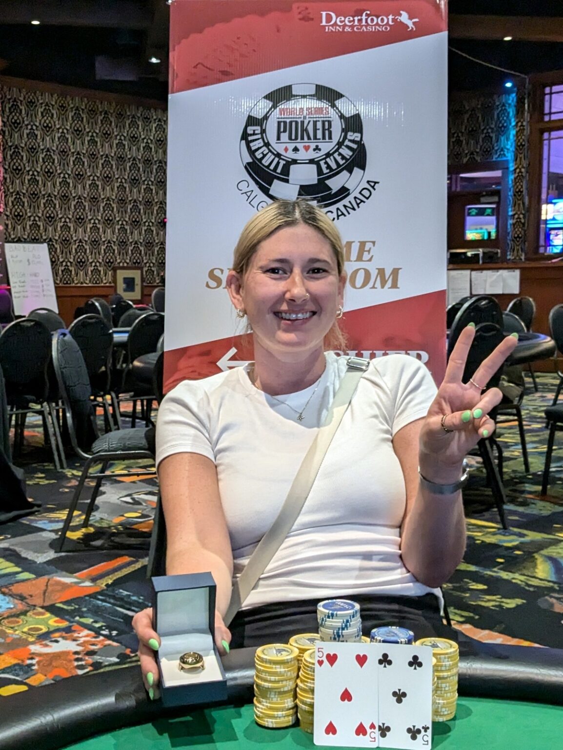 Jenelle Exner Goes Back-to-Back Ladies Rings - PokerPro – online poker ...