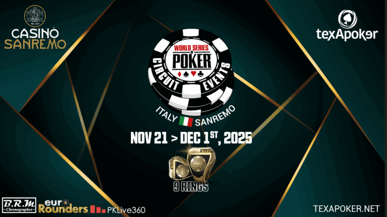 WSOP Circuit Returns to San Remo: Nine Rings and a Tickets to Paradise ...
